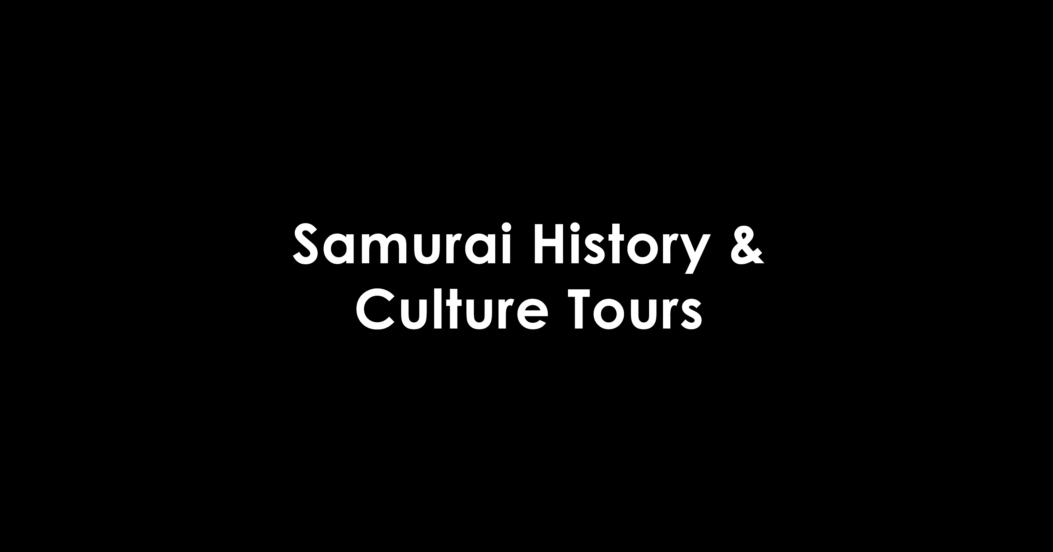 Samurai History & Culture Tours in Japan